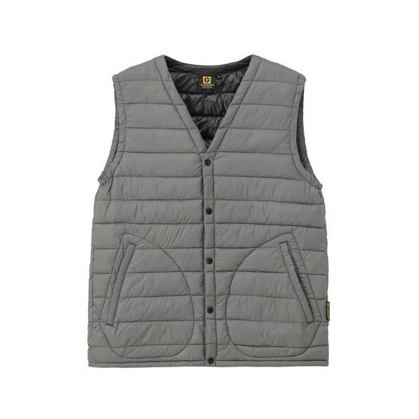 (株)コーコス信岡 G-399/グレー/3L●素材：ナイロン１００％●軽量性、薄さ、保温性を兼ね備えた高機能中綿ベスト●適応サイズ：Mサイズ：胸囲（88〜96）胴囲（75〜83）身長（165〜175）Lサイズ：胸囲（94〜102）胴囲（81...