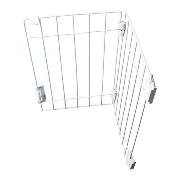 安心して玄関の扉を開けることができる 人が通るときもスムーズに通行 室内でも使用可能 掃除機がかけやすい 開き扉専用のドッグフェンス【仕様】商品サイズ：ワイヤーネット本体展開時/約最大幅60×高さ55（cm） 重量：約1.2kg材質：スチー...