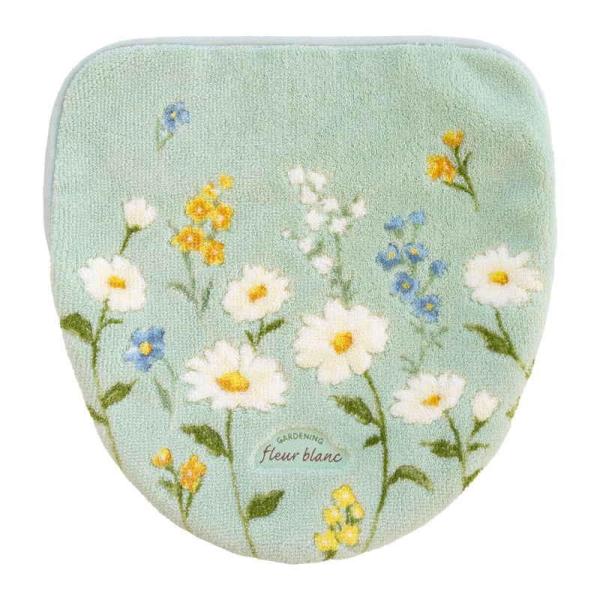 落ち着いたベースカラーにマーガレットがデザインされた普通型（U・O型）と洗浄・暖房型の兼用蓋カバーです。マーガレットをメインに花が散りばめられた可愛らしいデザインです。洗濯機で丸洗いができ、清潔に保つことができます。ピタッと貼り付けるだけで...