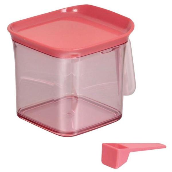 片手でふたを簡単に開け閉めできるので、料理中にパパッとできる小さじ1(5mL)スプーン付ものづくりのまち、新潟県燕三条産製品サイズ（約）：110×145×110mm製品重量（約）：160g容量：660ml材質：本体：ポリスチレン（耐熱温度7...