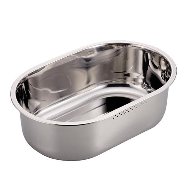 ステンレス製スリム小判型洗桶で、サイズは34×23cmです。基本的な機能を備えたシンプルなデザインで、洗い物や水をためるのに適しています。製品サイズ（約）：340×230×115mm製品重量（約）：492g材質：材料の種類：ステンレス鋼原産...