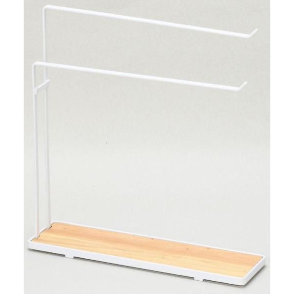 シンプルでおしゃれなキッチン収納シリーズインテリアとしても馴染むデザイン天然木に透明感のあるクリアラッカー塗装であたたかみのある仕上がりに製品サイズ（約）：305×85×320mm製品重量（約）：512g材質：本体：鉄（エポキシ樹脂塗装） ...