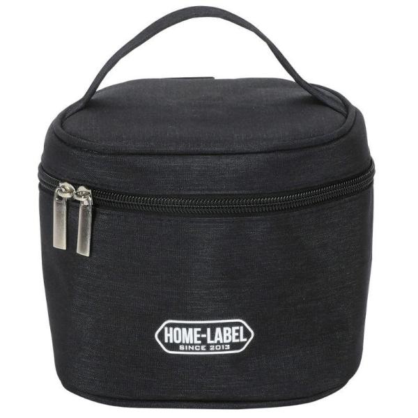 ホームレーベル全真空ステンレスランチジャー1000がすっぽり入るランチジャーバッグ!学校や会社への持ち運びに便利です。製品サイズ（約）：150×150×130mm製品重量（約）：101g材質：表地・裏地・ベルト：ポリエステル 中芯：ポリウレ...