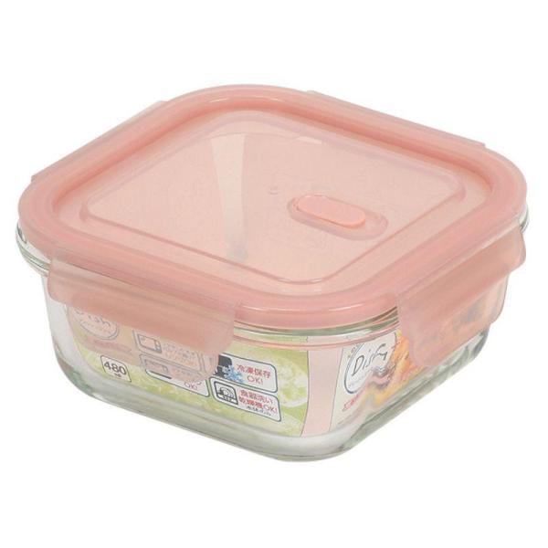 耐熱ガラス製の保存容器です。この容器は、電子レンジやオーブンでの使用が可能で、冷凍保存にも対応しています。バルブ付きの設計により、蒸気を逃がすことができます。製品サイズ（約）：140×140×65mm製品重量（約）：402g容量：480ml...