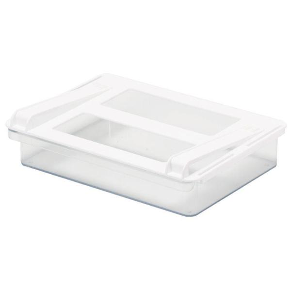 冷蔵庫の棚下に取り付けることで、スペースを有効活用できます。収納力: 冷蔵庫内の小物や調味料、バター、チーズなどを整理して収納可能製品サイズ（約）：270×195×70mm製品重量（約）：363g材質：本体：AS樹脂（耐熱温度80℃、耐冷温...