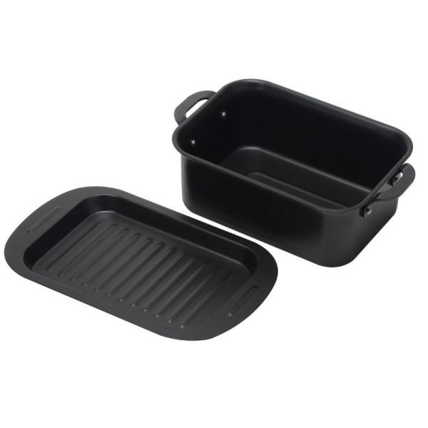 オール熱源対応製品サイズ（約）：255×160×80mm製品重量（約）：890g板厚：1.2容量：2.0L材質：本体・取っ手・バット：鉄（シリコーン樹脂塗装）その他：本体のみ：幅250×奥行150×高さ80mm 蓋のみ：幅255×奥行160...
