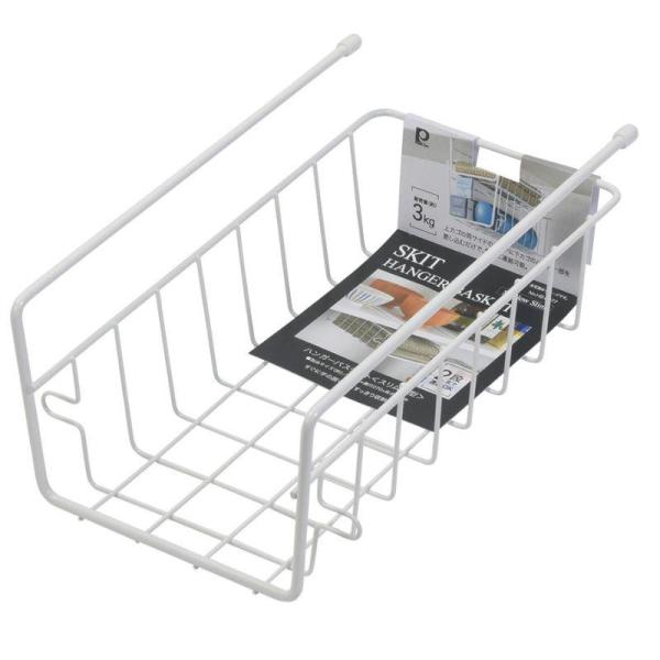 よく使うキッチンペーパー・ラップ・布巾・調理道具・水筒など、すぐに手の届くところにすっきり収納できますお弁当箱・タッパー・キャニスター・スパイス・パスタなどのストック収納にも2段まで連結できるので、上カゴの両サイドのガイドに、下カゴのハンガ...