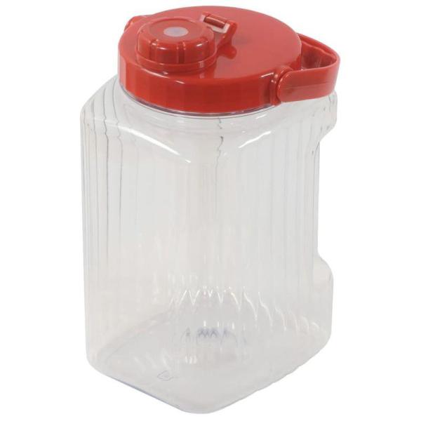 梅酒やフルーツシロップ、らっきょう漬けなどを自宅で簡単に手作りできます。持ちやすく、握りやすい本体形状なので、注ぎやすさも抜群です。注ぎ口の蓋が固定できるのでそのままま注げます。汚れにくく、においの付きにくいPET素材です。ガラスに比べて軽...