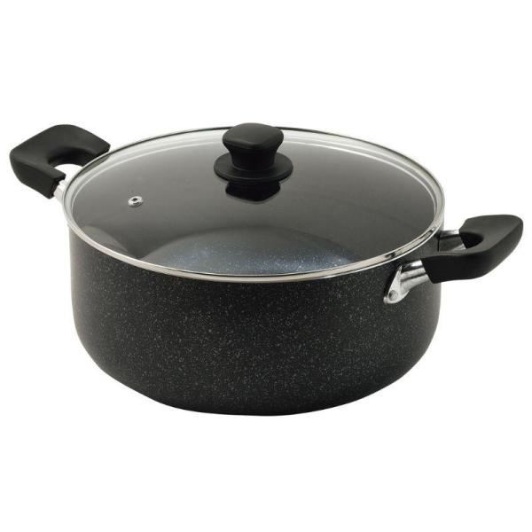 耐摩耗試験50万回クリア、金属製キッチンツールOKしっかり握れるハンドル形状つかみやすい角型つまみ製品サイズ（約）：幅410×奥行280×高さ85mm製品重量（約）：2011g容量：満水容量：7.3L材質：本体：ふっ素樹脂加工、材料の種類:...