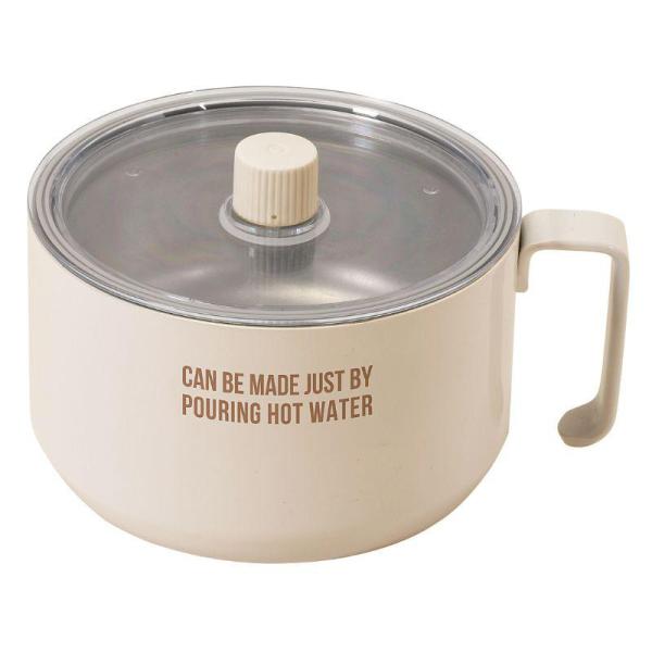 熱湯を注ぐだけで、ラーメンやパスタが作れます真空二重構造で温度をキープ麺類は熱湯を注いで約5分製品サイズ（約）：195×155×115mm製品重量（約）：574g容量：1.0L材質：本体・ハンドル：ステンレス鋼(外面:アクリル樹脂塗装)、附...