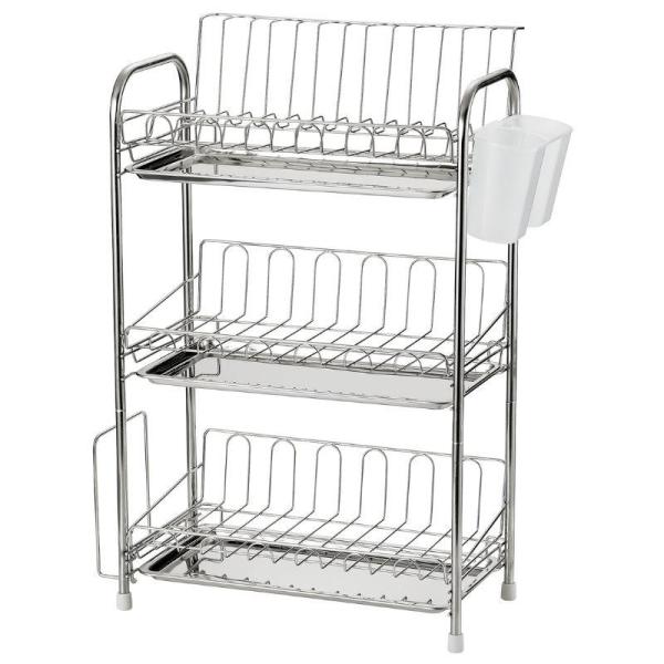 ●製品サイズ（約）：390×230×560mm●製品重量（約）：1808g●材質：サイドフレーム・水切りカゴ・トレー・まな板受け：ステンレス鋼 水切りポケット：ポリプロピレン（耐熱温度100℃） 保護キャップ：塩化ビニル樹脂●その他：耐荷重...