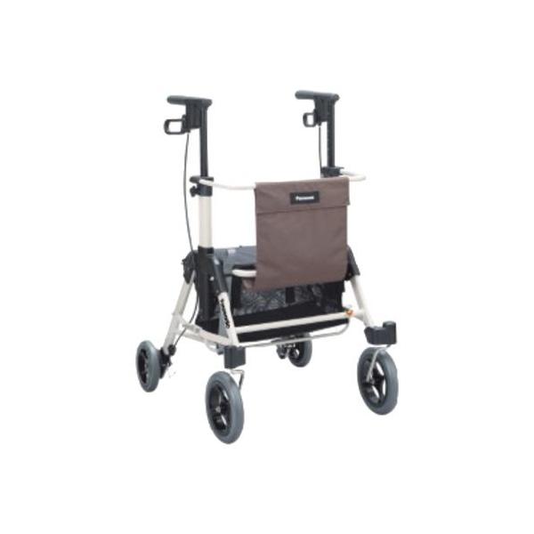 ・ティッピングレバー付きで、段差超えもラク。ワンタッチで買物カートのように使える歩行車。・傾斜で操作しやすいです。・狭い所で旋回しやすいです。・段差などで持ち上げやすいです。・カゴを載せやすいです。・カゴに商品を入れやすいです。・レジにカゴ...