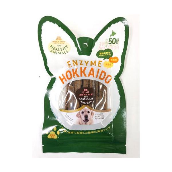 カルシウム豊富で、貧血の子におすすめです。【原産国】日本【原材料】ほっけ(北海道産)、たもぎ茸、植物エキス発酵液【使用方法】目安給与量を参考に1日1‐数回に分け、おやつとして与えてください。給与量には個体差があります。健康状態、食事の量、運...