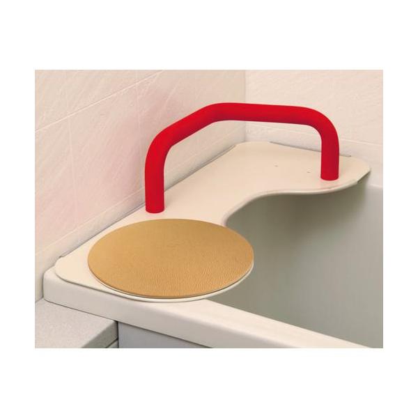 ・本体と回転盤がアルミ製で、耐久性・安全性にすぐれています。左右取り付け可能です。※座面部(ウレタン部のみ別売)は交換可能です。●サイズ/幅70×奥行30cm、座面：直径27cm、手すり：直径3.4×全長46×高さ14.5cm●重さ/約3....