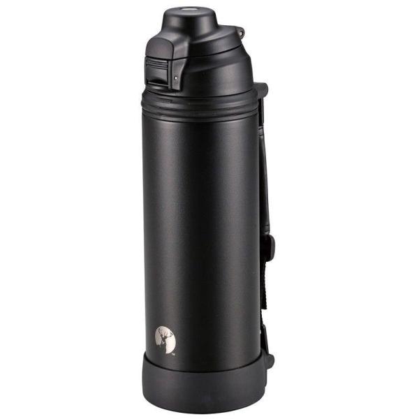 真空二重構造で冷たさキープ運動や仕事の時に素早く水分補給ができるワンタッチキャップユニット飲み口栓が分解できてお手入れしやすい持ち運びに便利な、取り外し可能なベルト付き本体へ衝撃を緩和する底キャップ装備ニオイ・汚れがつきにくい内面ミラーリフ...