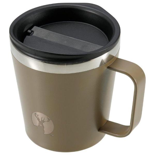 細型タイプのカップ麺、カップスープやカップの味噌汁などを入れて熱々のまま使用出来ます。※サイズ、形状により使用出来ない物もございます真空二重構造で保温・保冷に1年中使用可能なマグカップ持ち手ハンドル付きなので飲みやすく、食べやすい傾けると自...