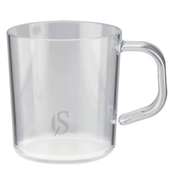 【特長】女性や子どもの手にも持ちやすい小さめサイズのマグカップ持ち手にすき間があり、引っ掛けて吊るせます収納時や乾かす時に便利です「CS Forest Caf?」のテーブルウェアは、ガラスのように見えるのに落としても割れない特殊樹脂「トライ...