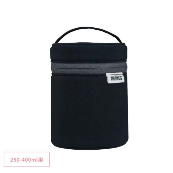 持ち歩きに便利なスープジャー専用ポーチ真空断熱スープジャーを入れて持ち歩くのに便利なポーチスープジャーの保温力がアップ【仕様】〇品番：RES-003 BK〇本体寸法／幅×奥行×高さ（約cm）：10.5×12.0×14.0〇本体重量（約g）：...