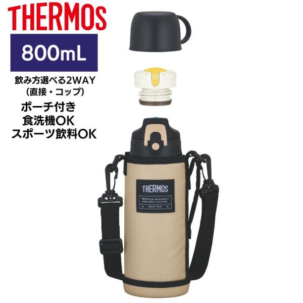 ●直接飲めるスポーツボトル（保冷専用）、コップ付きボトル（保温・保冷対応）の2通りで使える２ウェイボトル。●食洗機OK●飲みやすい飲み口●ワンタッチ・オープン●フルオープン中せん●お名前スペース付き※製品への書き込みは油性ペンをご使用くださ...