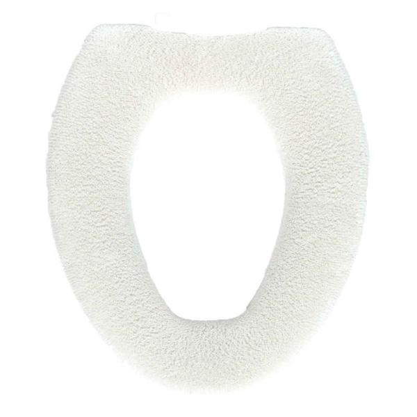 便座にきれいにフィットするように考えて作られた、O型便座専用カバーです。面倒なパイプ通しが不要なので、お手入れも簡単です。かぶせて留めるだけでキレイに装着できます。表面はふわふわで優しい座り心地です。裏面は薄織で、便座裏の底面に触れにくく汚...