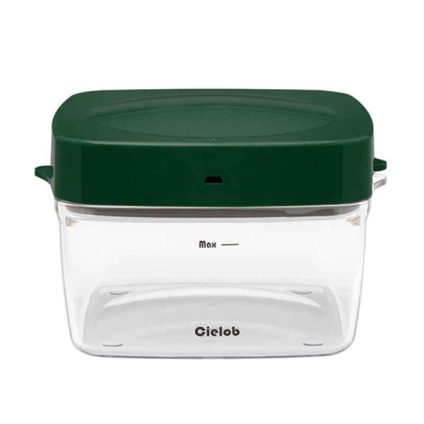 容器内の真空率を自動で管理してくれる、真空調整機能付き保存容器です。蓋に内蔵されたスマートセンサーが容器内の真空率を感知し、最適な真空率に調整します。食材を入れればあとは容器が自動で管理してくれるので、楽ちん＆安心して食材保存ができます。空...