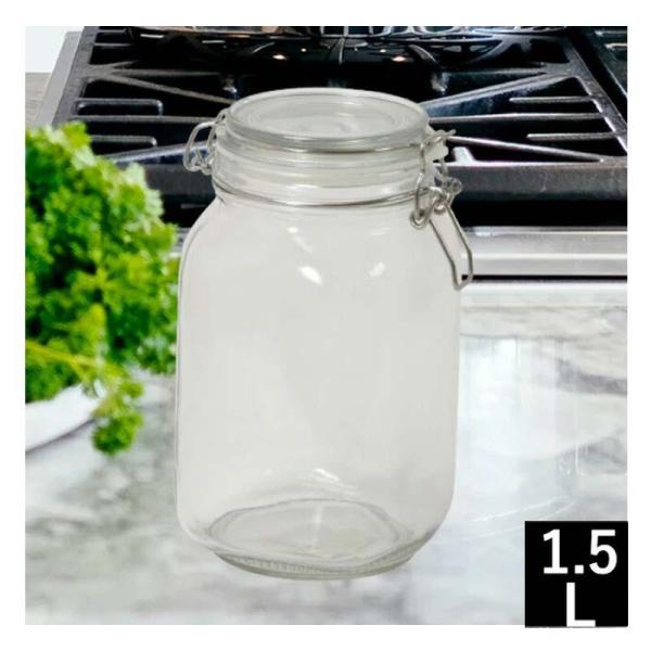 角型なので場所を取らず、丸型に比べてたくさん入る形状【特徴】・ジャムやピクルスなどの保存に便利・シリコーン製パッキンと、さびにくいステンレス製のストッパーでしっかりロック・色や匂いが容器にうつりにくく、使いまわすことが可能※脱気しての密封は...