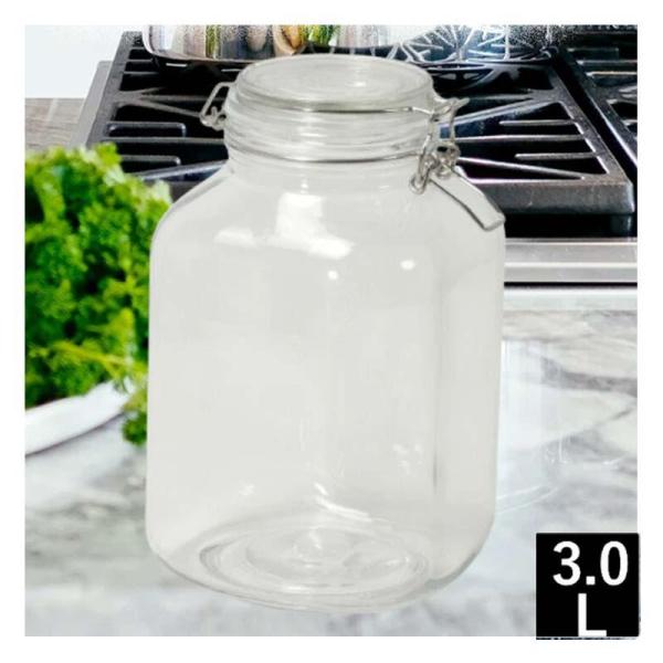 角型なので場所を取らず、丸型に比べてたくさん入る形状【特徴】・ジャムやピクルスなどの保存に便利・シリコーン製パッキンと、さびにくいステンレス製のストッパーでしっかりロック・色や匂いが容器にうつりにくく、使いまわし可能※脱気しての密封は出来ま...