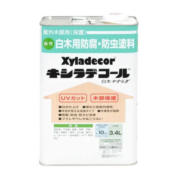 屋外でも白木の味わいを楽しめるナチュラルで透明感のある仕上がり【用途】屋外木部（羽目板、下見板、破風、窓枠、門扉、戸袋、窓格子、雨戸、ヌレ縁、鼻かくし、ルーバー、ドア、軒天など） 【乾燥時間】塗り重ね乾燥時間６時間以上 乾燥時間約２４時間 ...