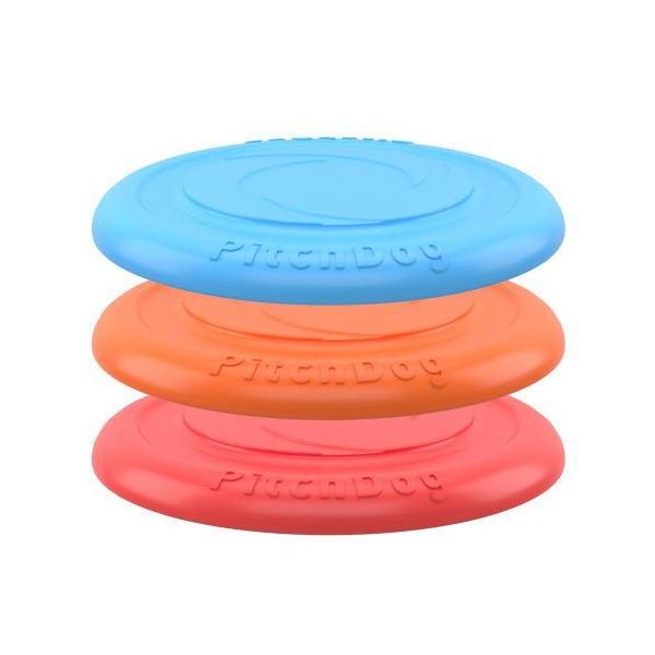 『PitchDog』に新しい仲間のフライングディスクが登場 耐久性がさらに大幅アップ【原産国】ウクライナ【原材料】他成分高分子ポリマー(EVA)【使用方法】一般のフライングディスク同様に回転させながら投げるおもちゃ。転がしたり引っ張りっこし...