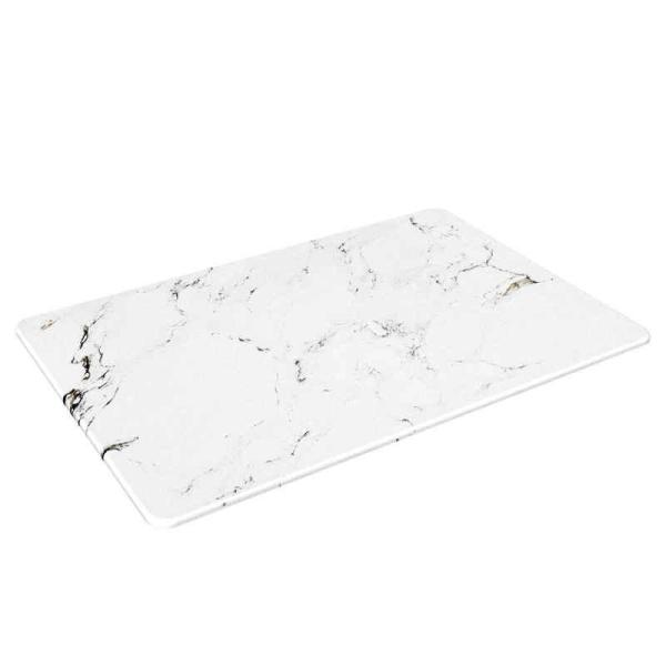 洗濯不要で何回でも使える大理石柄の珪藻土バスマットです。マットに乗った瞬間から水分を瞬間吸収します。布繊維のマットでは防ぎにくいカビやダニの繁殖をしにくくします。家族で続けて使っても、最後までビショビショにならず快適にお使いいただけます。【...