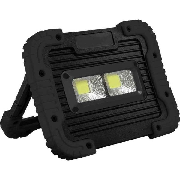 暗闇でも広範囲をムラなく照らすことのできる、COB超高輝度LEDライトを2個搭載したワークライトです。災害時でもこれひとつで十分な明るさを照らしてくれます。軽量、薄型で持ち運びもラクラク、キャンプ、アウトドアにも最適です。乾電池タイプなので...