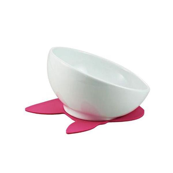 フレンチブルドッグの顔がスッポリと入る大きさを確保しながら安定感も出しました。【原産国】日本【原材料】本体：磁器、マット：シリコーンゴム【使用方法】部屋を汚さないために「そり返し」をつけてフードがこぼれにくいように設計してあります。黒い犬種...