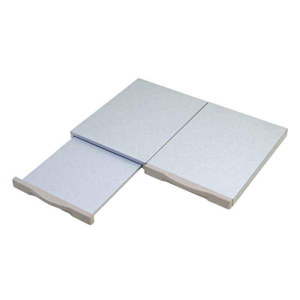 キッチンスペースの有効活用に便利なレンジテーブルです。コンロ下のスライドは26cmで鍋蓋やお皿などが置けて便利です。簡単にテーブルを取り外すことができ、そのまま洗うことができます。底面に吸盤が付いているので、しっかり固定できます。ガステーブ...