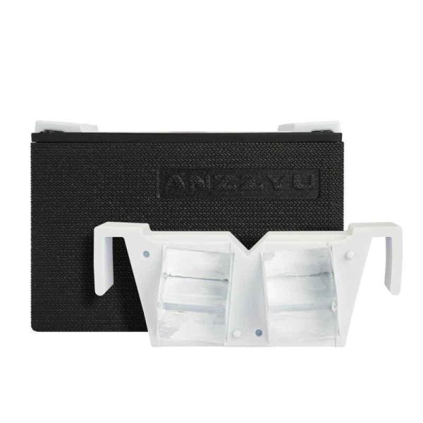 自宅をバーの雰囲気に演出できる美しい氷が作れます。純水レベルの透明な氷ができます。透明度の高い氷でお酒の美味しさがグレードアップします。溶けにくく、ゆっくりと楽しめる氷です。【仕様】商品サイズ：約幅22×奥行11×高さ14.8（cm）材質：...