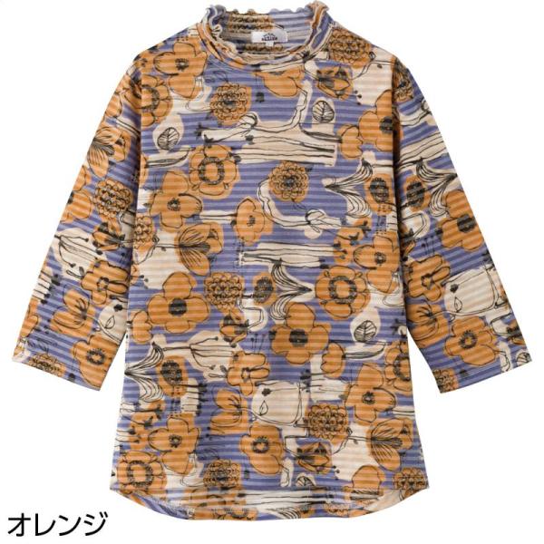 定番のTシャツも乾燥機OKで便利さアップ！メロウネックで首元カバーもできます。【機能表記】 名前記入欄付 /後ろ身頃長め /身幅ゆったり /のびのび /乾燥機OK(60℃まで) /7分袖 /【素材・生地】 ポリエステル80％・綿20％【洗濯...
