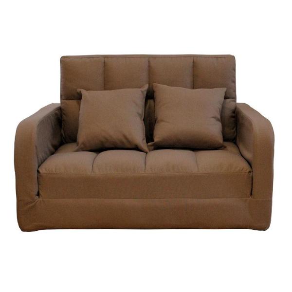 ソファー、カウチ、ベッドの3WAYで使えます【特徴】・お部屋に合わせて使い方が選べます・ソファー時に座面、背面となるクッションが一体型となっており広げるとフロアベットとして使えます・極厚クッション厚さ約11cmのウレタンクッションでベッドと...