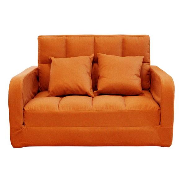 ソファー、カウチ、ベッドの3WAYで使えます【特徴】・お部屋に合わせて使い方が選べます・ソファー時に座面、背面となるクッションが一体型となっており広げるとフロアベットとして使えます・極厚クッション厚さ約11cmのウレタンクッションでベッドと...