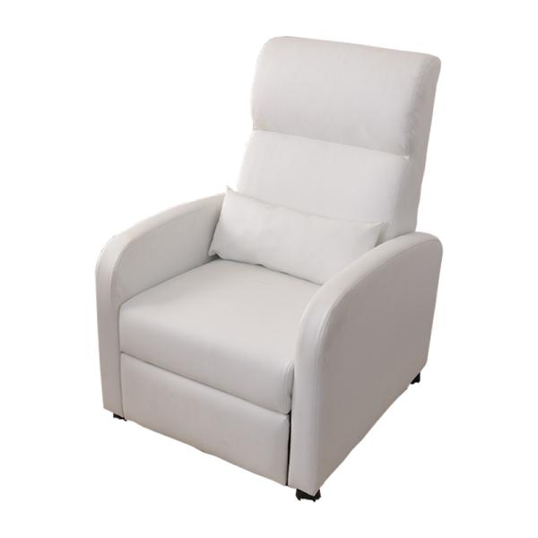 ■製品特徴・ゆったりくつろげるフットレスト付きのソファ。・背もたれに体重を預けると背もたれが倒れ、フットレストが出現します。・張地は手入れしやすい合成皮革で、見た目の高級感もあります。■製品仕様商品サイズ：約650×820-1550×710...