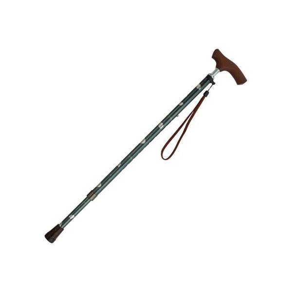 ・介援隊がオススメするファッショナブルステッキシリーズ。●サイズ/長さ約65.5〜85.5cm(11段階)、グリップ長さ：約11.5cm、ゴムチップ底径：約2.9cm●パイプ径/上部：1.9cm、下部：1.6cm●重さ/約250g●材質/本...