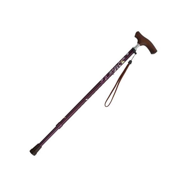 ・介援隊がオススメするファッショナブルステッキシリーズ。●サイズ/長さ約65.5〜85.5cm(11段階)、グリップ長さ：約11.5cm、ゴムチップ底径：約2.9cm●パイプ径/上部：1.9cm、下部：1.6cm●重さ/約250g●材質/本...