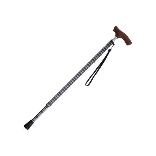 ・介援隊がオススメするファッショナブルステッキシリーズ。●サイズ/長さ約65.5〜85.5cm(11段階)、グリップ長さ：約11.5cm、ゴムチップ底径：約2.9cm●パイプ径/上部：1.9cm、下部：1.6cm●重さ/約250g●材質/本...