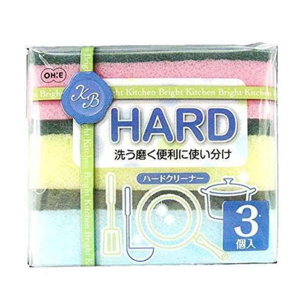 研磨材を含んだ不織布で、ガンコな汚れを落とします。泡立ちのよいスポンジと不織布を貼り合わせているので、磨きと洗いの使い分けができるクリーナーです。3色セットのため、用途に応じて色で使い分けができます。〇商品サイズ：約 幅10.5×奥行6×高...