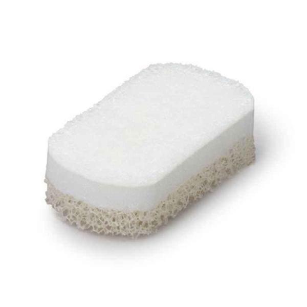 水切れがよく 清潔さにこだわった高品質の三層構造スポンジです。ソフトでキズつきにくい不織布と 泡立ちのよいしっかり洗えるスポンジ、水切れの良いスポンジが合わさっています。丸い容器も洗いやすいラウンド型で、使い勝手の良いスポンジです。食器・鍋...