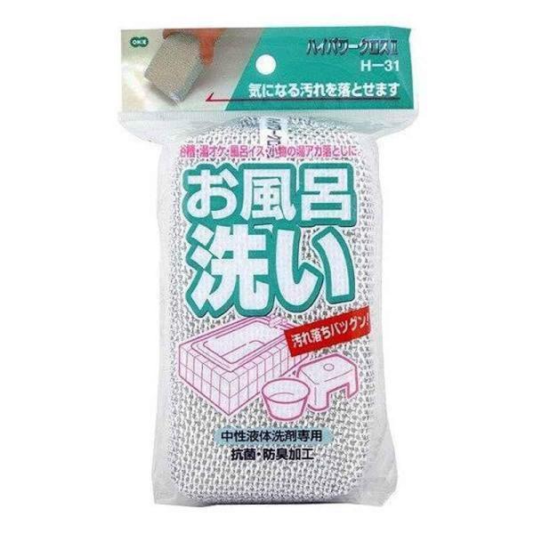汚れ落ち抜群のお風呂洗い用スポンジたわしです。ポリ、ホーロー、ステンレスの浴槽、プラスチックの湯おけ、風呂イス、小物の汚れ落としに便利です。アルミ粒子を特殊加工し、細やかなテープ状にしているので、クレンザー（磨き粉）を使わずにがんこな汚れを...