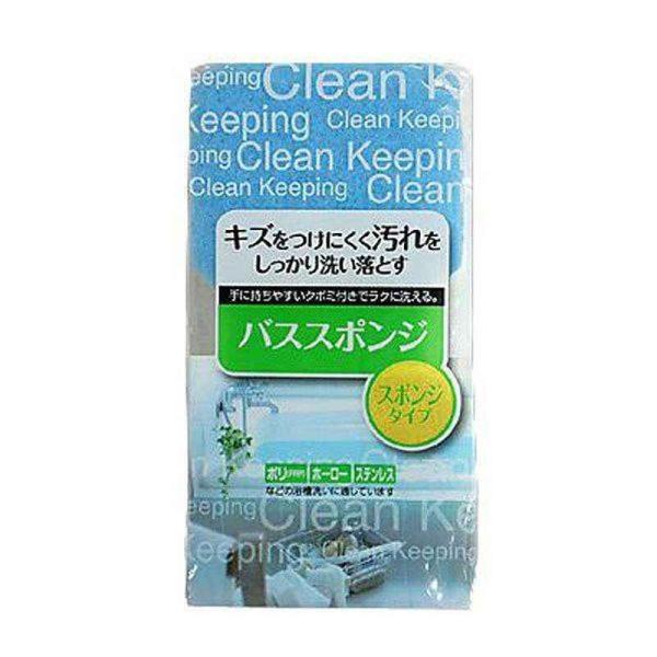泡立ちのよいスポンジとキズつきにくい不織布でやさしく汚れを落とします。側面に握りやすい凹みを設けています。ポリ、ホーロー、ステンレスの浴槽洗いに適しています。〇商品サイズ：約 幅16×奥行8×高さ4.8（cm）〇材質：ポリウレタンフォーム ...