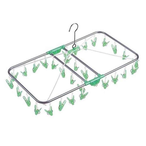 アルミ素材を贅沢に使用した丈夫なランドリーグッズ「アルモアシリーズ」の角ハンガーです。ピンチは32個付いています。ピンチの取替えができ便利です。汚れがつきにくく、サッときれいに拭き取れます。スタンダードで使いやすいサイズです。スマートな折り...