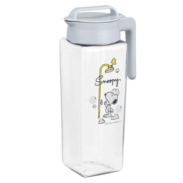 スヌーピーデザインのピッチャーです。角型なので、向きを気にせずドアポケットに収納できます。広口設計で隅々までしっかり洗え、部品が少ないので組み立ても簡単で扱いやすいです。熱湯OKで沸かしたてのお茶をそのまま入れられます。冷蔵庫のドアポケット...