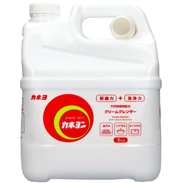 研磨力と洗浄力の相乗効果で、液体洗剤では落ちにくい油汚れやガンコな焦げ汚れなどをしっかり落とすお台所の必需品です。ペパーミントの香り。詰め替えやすいノズル付き。お得用の5kg。【表示成分】研磨剤(50%)、界面活性剤(6%、脂肪酸アルカノー...
