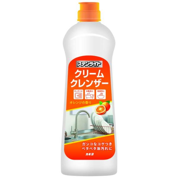 シンクの汚れやなべの焦げつき、浴槽の汚れまで、ミクロ粒子のパワーでピカピカに落とします。オレンジの香り。持ちやすい丸みのある容器です。【表示成分】研磨材(50%)、界面活性剤(6%、脂肪酸アルカノールアミド)、安定化剤【使用方法】本品を直接...