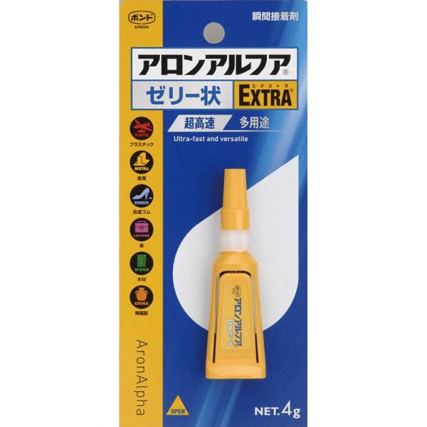 強力・スピード接着・用途広い タレない・使いやすい新容器(押しやすく立てられる)多少のスキ間や凹凸面、しみ込みやすい木材や陶器や 皮革にも使える・金属・プラ模型の製作・電化製品 機械類の組立と補修【材質】シアノアクリレート80％以上